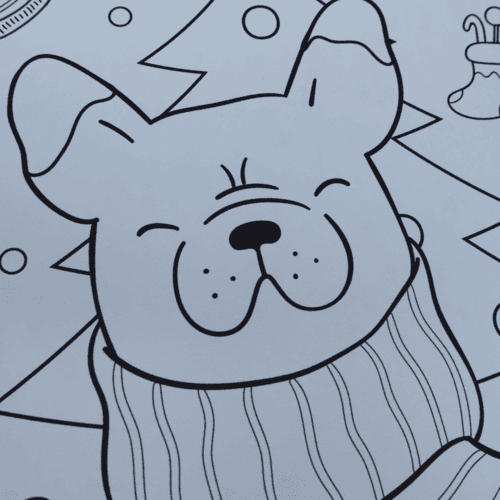 Les Animaux Fêtent Noël - Cahier de Coloriage pour Enfants